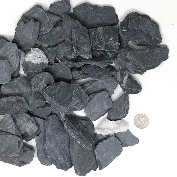 Black Slate Chips 1.5" By The Cubic Yard | Landscaping Rocks – Tierra ...