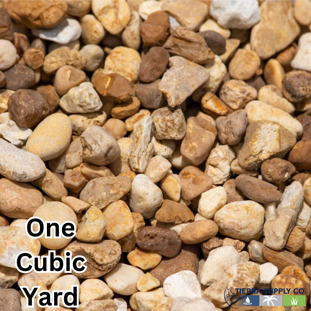 Brown River Rock Bulk (Sold By Cubic Yard) | Landscaping Rocks – Tierra ...